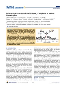 Infrared spectroscopy of NaCl(CH3OH)n complexes in helium nanodroplets ...